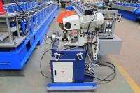 China T Profile Roller Shutter Door Roll Forming Machine With PLC Control System for sale