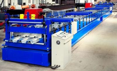 China Metal Floor Deck Roll Forming Machine Galvanized Sheet / Cold Roll Steel Material for sale