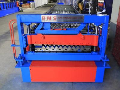 China Corrugated Roof Making Machine European Style , Corrugated Panel Roll Former for sale