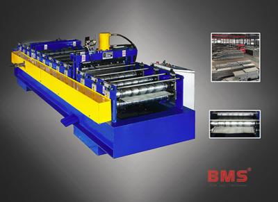 China Steel Bar Truss Plate Bottom Floor Deck Roll Forming Machine MA600A Type for sale