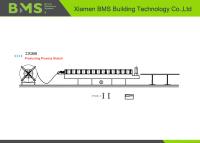 China Durable Steel Wall Cold Roll Forming Machine Cr 12Mov Cutting Blade Material for sale