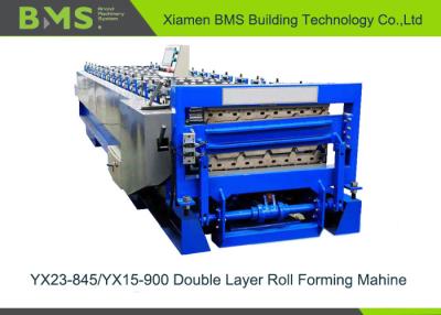 China High Speed PPGI Roll Forming Equipment Double Wall Panel Manufacturing for sale