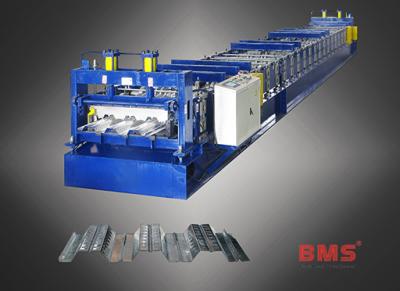 China Q235 Color Steel Floor Deck Roll Forming Machine With Hydraulic Cutting System for sale