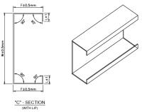 China C Shaped Cable Tray Industry Light Gauge Steel Frame Roll Forming Machine for sale