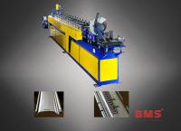China Stainless Steel Roller Shutter Door Roll Forming Machine Curved Slat Sawing Type for sale