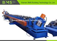 China Servo Motor Drive Metal Stud And Track Roll Forming Machine To Storage Shelf Rack Column for sale