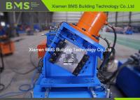 China Servo Motor Drive Metal Stud And Track Roll Forming Machine To Storage Shelf Rack Column for sale