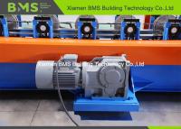 China Servo Motor Drive Metal Stud And Track Roll Forming Machine To Storage Shelf Rack Column for sale