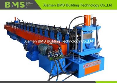 China SGS Gutter Roll Forming Machine For Poultry Feeding With Hydraulic Punching for sale