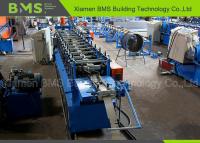 China 1.5 - 2.0 Thickness Shelf Bracket Roll Forming Machine With Servo Feeding Device for sale