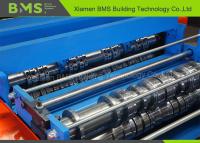 China PPGI / GI Double Steel Deck Roll Forming Machine With Bearing Steel GCr15 Rollers for sale