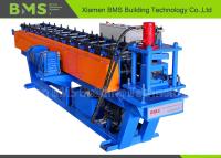 China Shelf Plate Reinforcing Rib Steel Roll Forming Machine PLC With Touch Screen Control for sale