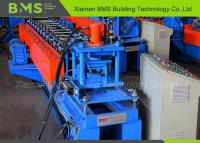China Shelf Pillar Racking Roll Forming Machine With On Line Punching And PLC Control Cabinet for sale