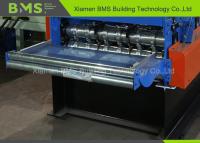China Dovetail Style Metal Floor Decking Roll Making Machine For Construction PLC Control for sale