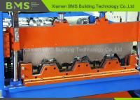 China Dovetail Style Metal Floor Decking Roll Making Machine For Construction PLC Control for sale