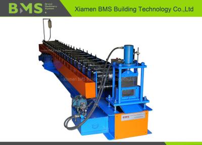 China PLC Control 1.2mm GI Metal Door Frame Making Machine for sale
