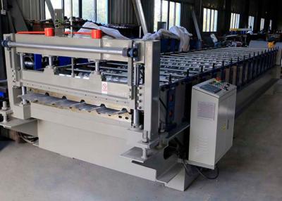 China PLC Control 245Mpa 0.3mm Roof Panel Roll Forming Machine for sale