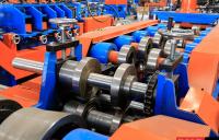 China 3 Cylinder Automatic C Purlin Roll Forming Machine Steel Frame for sale