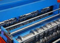 China Shaft 95mm Thickness 0.8 0.9mm Steel Deck Roll Forming Machine for sale