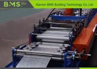 China Thickness 2.0  3.0mm Pallet Rack Upright Roll Forming Machine With Cr12 Cutter for sale