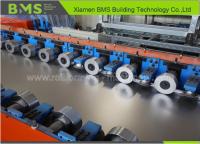 China 15KW Gcr15 Shafts Material AUTO Change Shelf Deck Panel Roll Forming Machine for sale