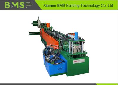 China Thickness 0.8mm 1.2mm Shelf Deck Plate Roll Forming Machine With H450 Housing for sale