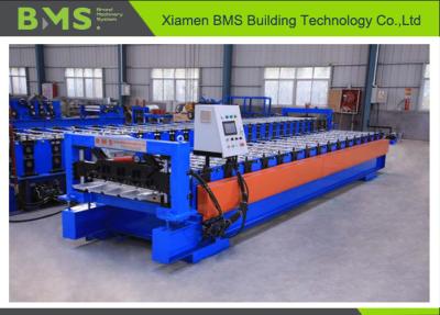 China Shaft 75mm Thickness 0.3-0.8mm Metal Roofing Panel Roll Forming Machine for sale