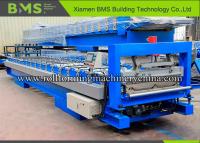 China 8.4*1.45*1.2M Cold Joint Hidden Roof Panel Roll Forming Machine PLC Control for sale