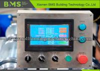 China 8.4*1.45*1.2M Cold Joint Hidden Roof Panel Roll Forming Machine PLC Control for sale