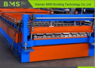 China 0.3mm-0.8mm Thickness PPGI Metal Roof Roll Forming Machine With 14 Stations for sale