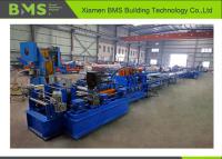 China 5mm Thickness Automatic C Purlin Roll Forming Machine With PLC Control System for sale