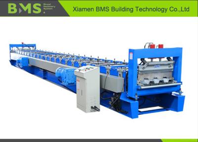 China Taiwan Technology Floor Deck Roll Forming Machine With 5T Manual Decoiler for sale