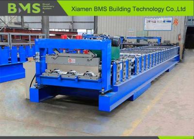 China 20 Steps Metal Steel Floor Decking Roll Forming Machine For 50-1005 for sale
