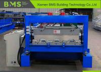 China 20 Steps Metal Steel Floor Decking Roll Forming Machine For 50-1005 for sale