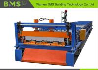 China 18.5KW Steel Floor Decking Roll Forming Machine 12-15m/min YX51-915 for sale