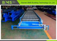 China 65mm Shaft Glazed Tile Roll Forming Machine PLC Delta Inverter Control for sale