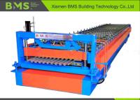 China Thin Sheet Corrugated Roof Roll Forming Machine With Cr12MoV Cutting Tool for sale