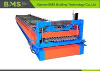 China Thin Sheet Corrugated Roof Roll Forming Machine With Cr12MoV Cutting Tool for sale