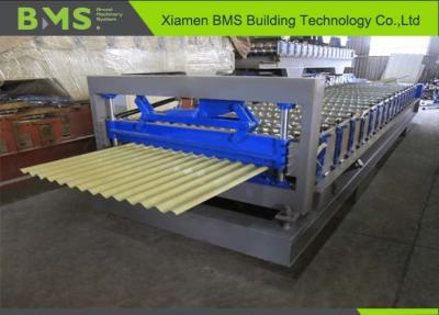 China 0.4 - 0.8mm Thickness Corrugated Panel Machine With European Design for sale