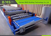 China Roof Panel Double Roll Forming Machine With Yield Strength 235-345Mpa for sale