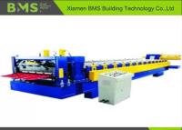 China 0.5-0.8mm Metal Glazed Roof Tile Making Machine , Roof Tile Roll Forming Machine for sale
