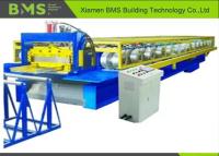 China Metal Roof Panel Standing Seam Roll Forming Machine Hydraulic Cutting Low Noise for sale