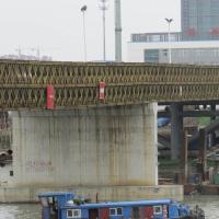 China High Strength Steel Bailey Truss Bridge - Q235 Steel with 1937.2 kN Shear Capacity and 0.3mm Welding Precision for sale