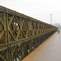 China Light Gray Steel Bailey Bridge for Roads & Railways - CB200 & CB321 Models with 1034-12676 kN.m Capacity for sale