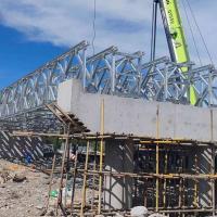 China OEM Portable Steel Truss Bridge with 12,676 kN.m Capacity and Galvanized Surface Treatment for Heavy Load Applications for sale