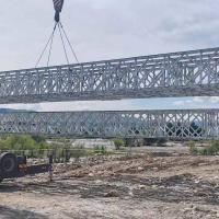 China ISO9001 Q355B Steel Pedestrian Bridge 20-50 Year Lifespan with 8228.6 kN.m Capacity for sale