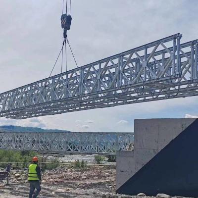 China Hot-Dip Galvanized Steel Trestle Bridge - Prefabricated Highway Structure with 3930 kN.m Capacity and 40-Year Corrosion Protection for sale