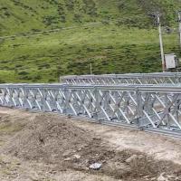 China Q355B Prefab Pedestrian Steel Structure Bridge Galvanized - 200 kN.m Standard Truss Moment, 222.1 kN Shear Capacity for sale