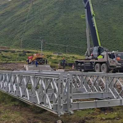China Military Steel Walking Bridge 10 Meters Length with 3930.3 kN.m Moment Capacity and 843.9 kN Shear Strength for sale