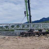 China Steel Military Truss Pedestrian Bridge with 3930.3 kN.m Moment Capacity and Steel/Timber Deck Options for sale